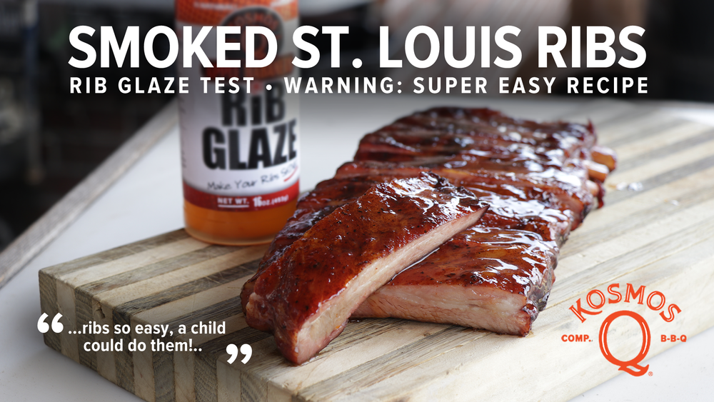 Smoked St Louis Ribs Recipe - Kosmos Q BBQ Products & Supplies