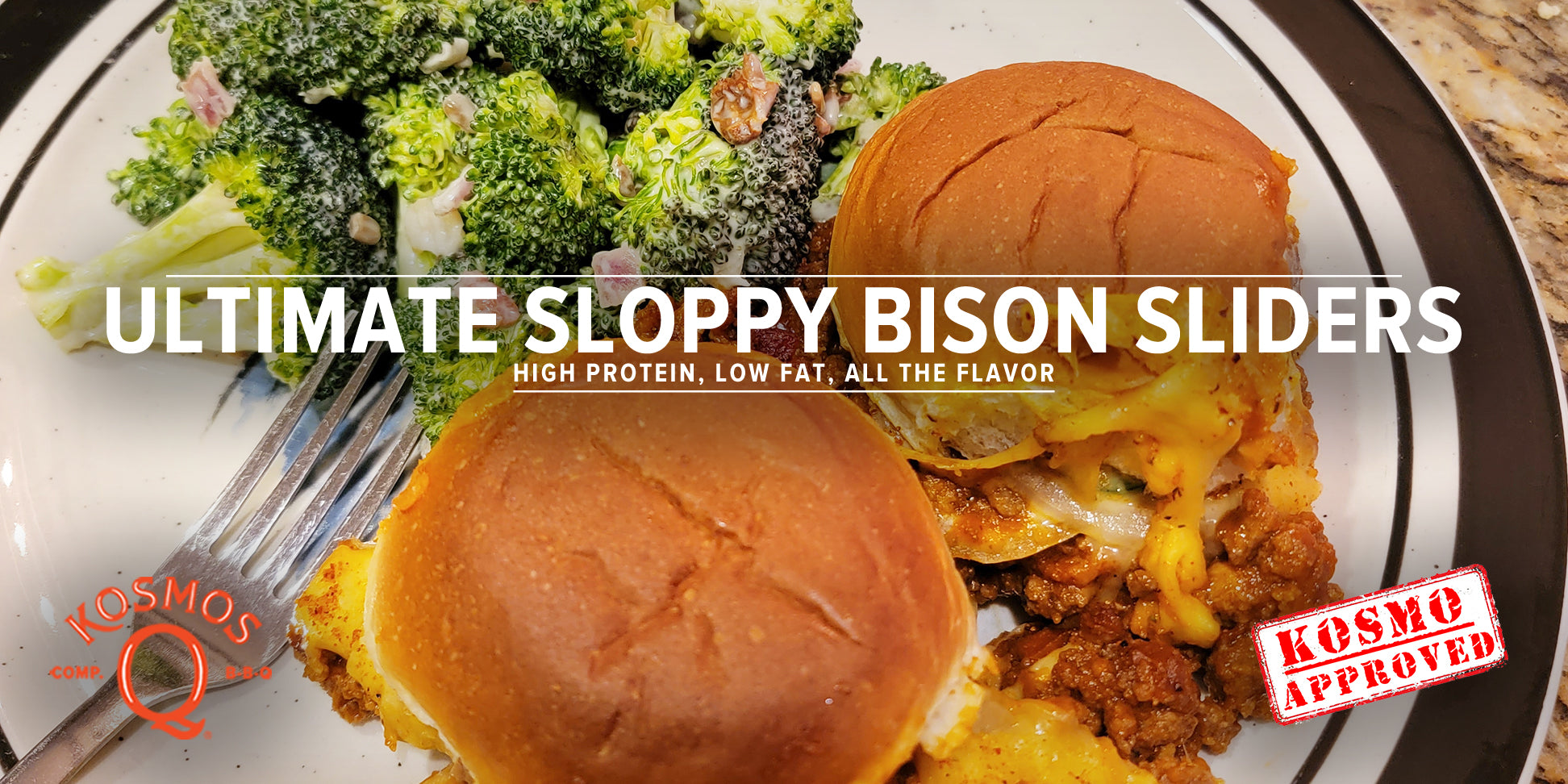 Ultimate Sloppy Bison Sliders Recipe - Kosmos Q BBQ Products & Supplies