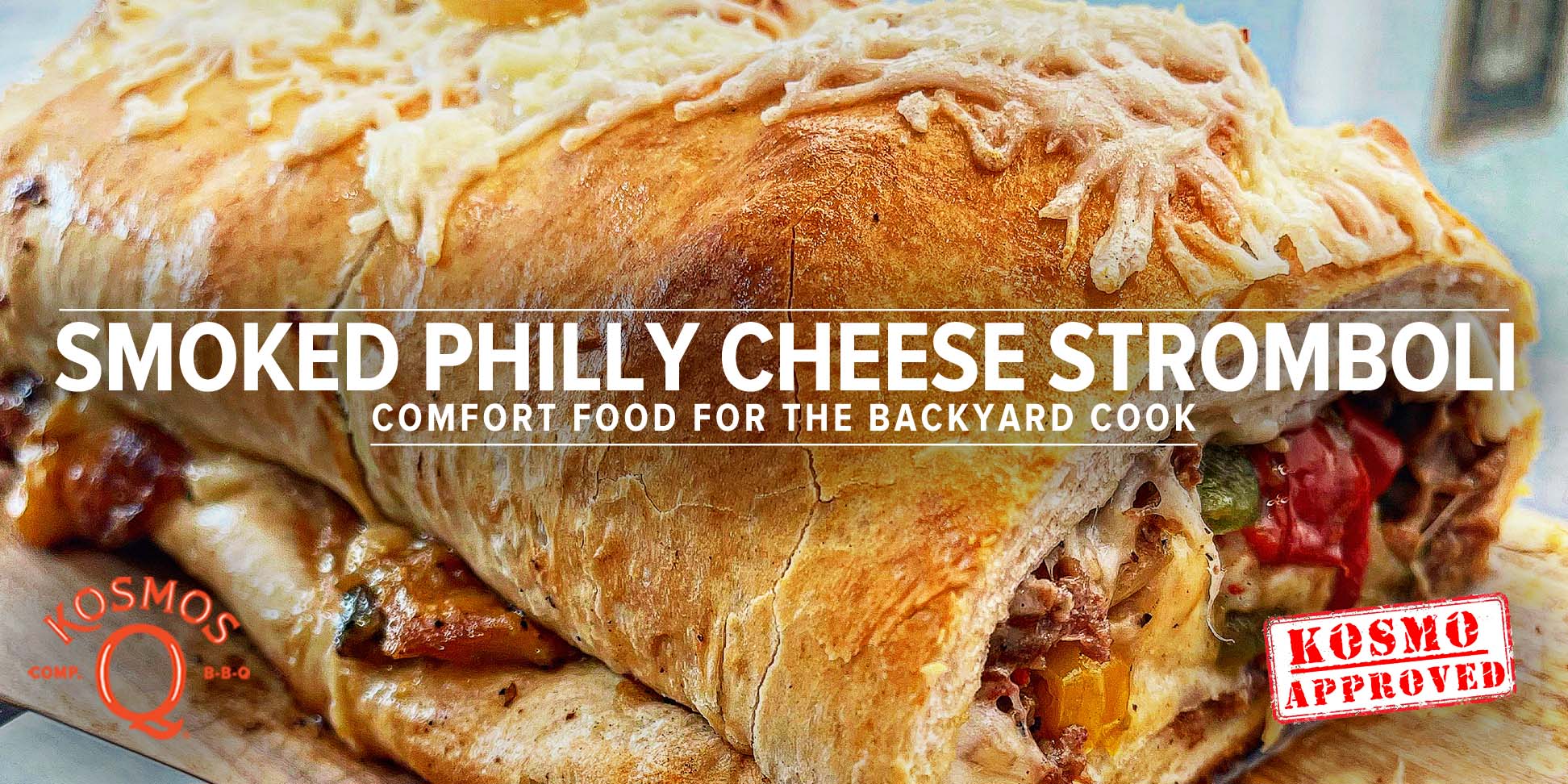 Smoked Philly Cheese Stromboli Recipe - Easy & Delicious - Kosmos Q BBQ ...