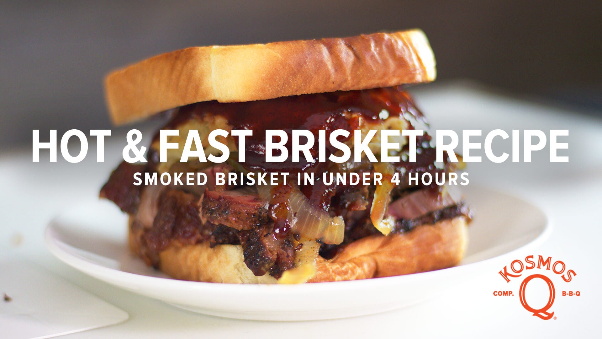 Hot & Fast Brisket Sandwich Recipe | Kosmo's Q - Kosmos Q BBQ Products ...