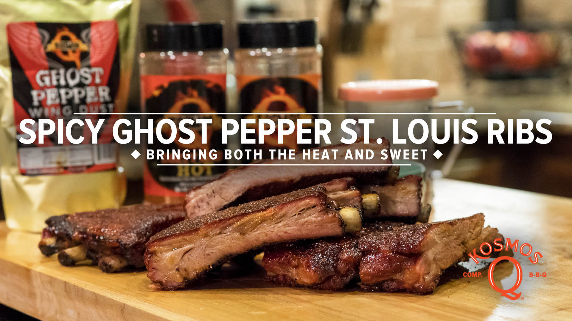 Spicy Ghost Pepper St. Louis Ribs Recipe | Kosmo's Q - Kosmos Q BBQ ...