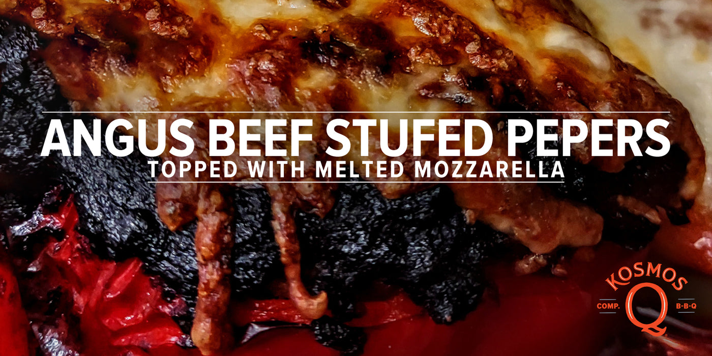 Angus Beef Stuffed Peppers Recipe - Cheesy & Delicious - Kosmos Q BBQ ...