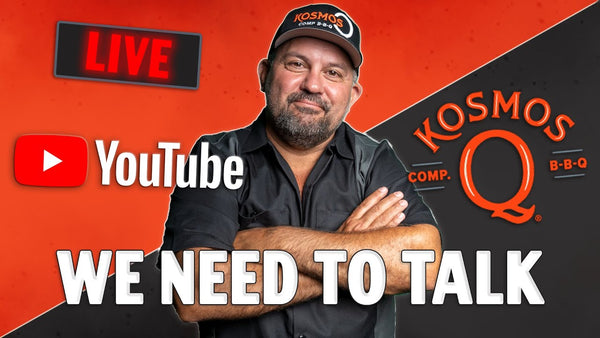 We Need to Talk! | Kosmo's Q YouTube Insights - Kosmos Q BBQ Products & Supplies