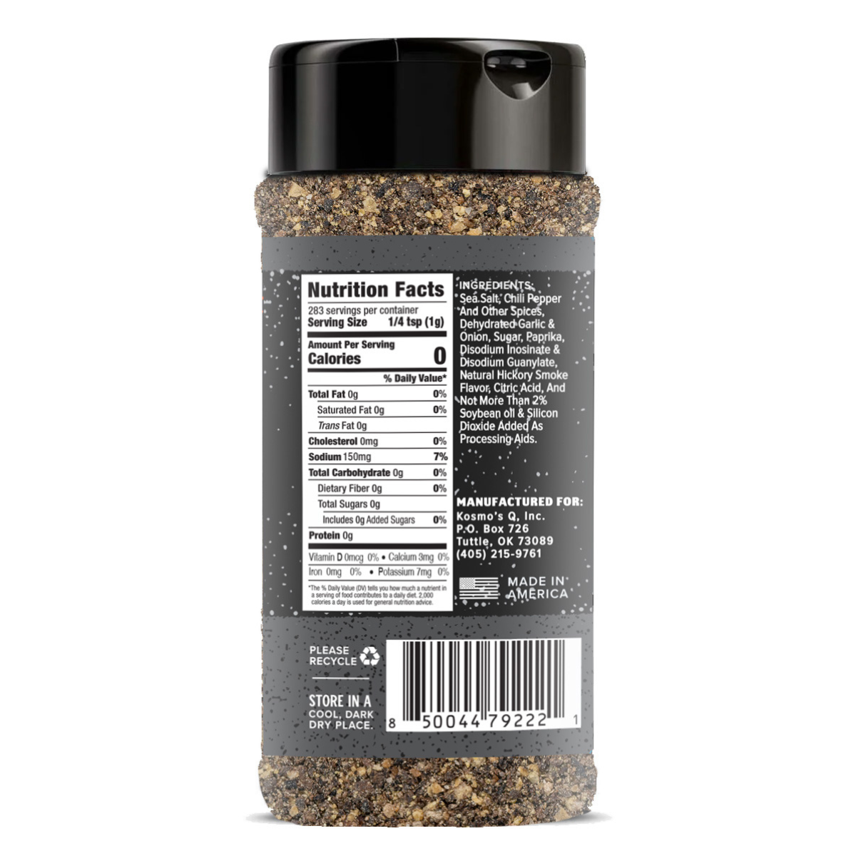 Double Pepper Coarse Cow Cover Rub | Enhanced Flavor | Kosmos Q ...