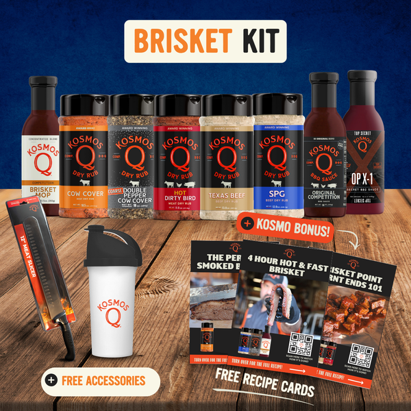 Kosmos Q Brisket Kit | Essential BBQ Tools & Spices for Perfect Brisket ...